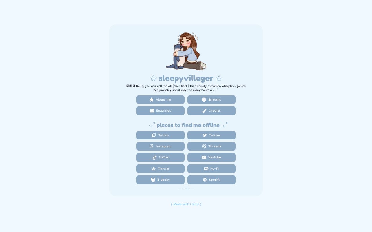 sleepyvillager (っ˕ -｡) ᶻ 𝗓 𐰁